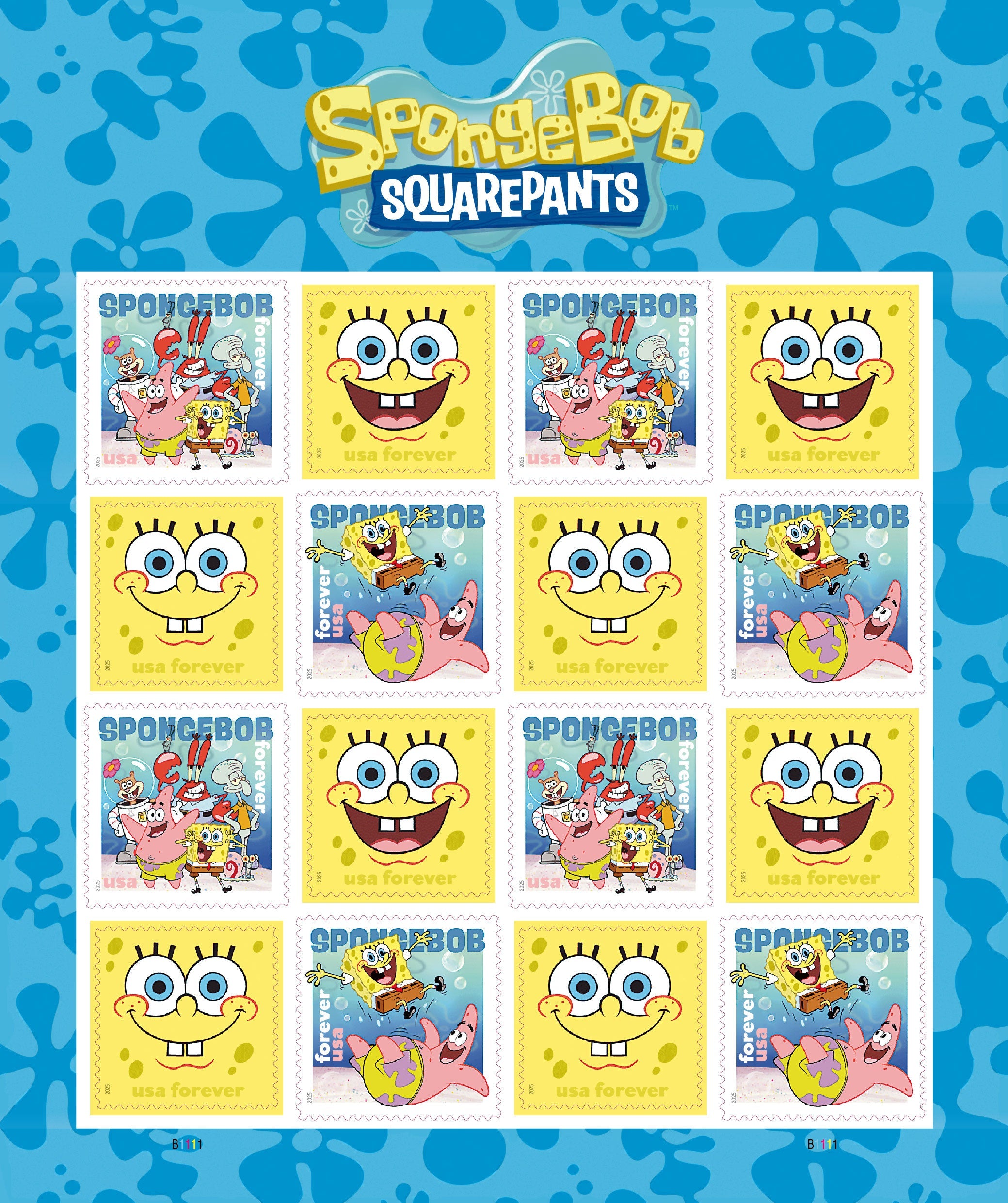 SpongeBob Squarepants Forever Stamps – Stamps Online
